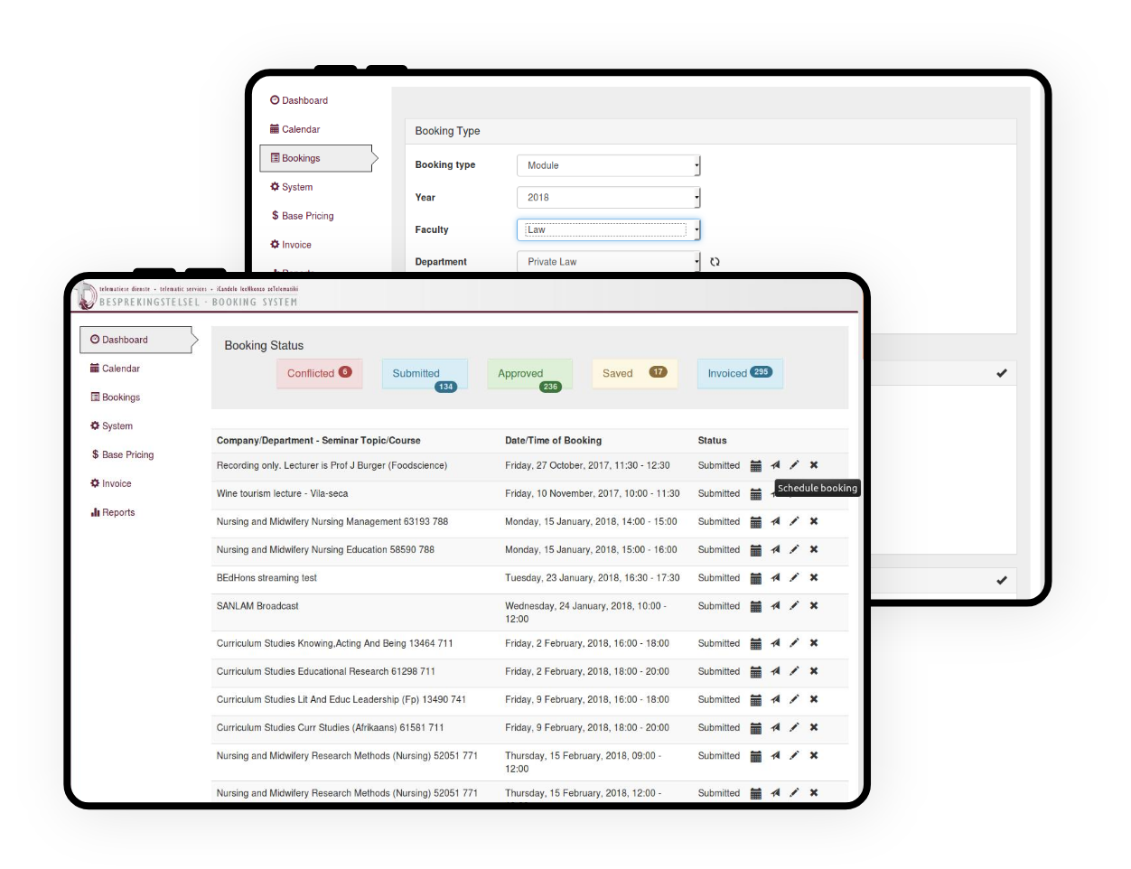 Stellenbosch University revamps their electronic booking system - Entelect